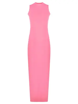 Sportmax Cut-out Detail Long Dress - Pink