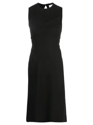Sportmax Open-back Sleeveless Dress - Black