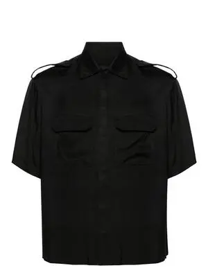 Neil Barrett Epaulettes Short-sleeve Shirt - Black