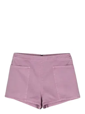 Max Mara Alibi Denim Shorts - Purple