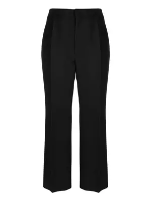 THE ROW Straight-leg Tailored Trousers - Black