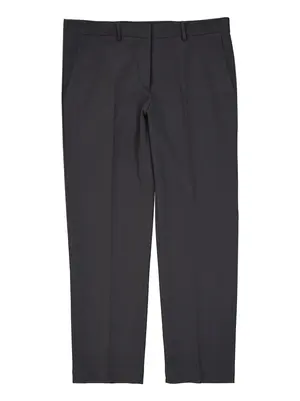 BLANCA VITA Cropped Trousers - Gray