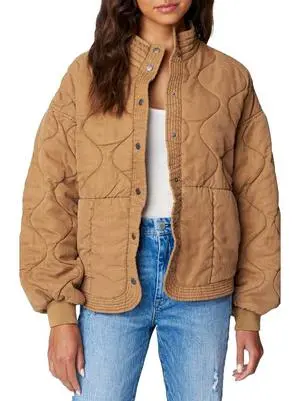 Blanknyc Quilted Jacket - Chai Tea
