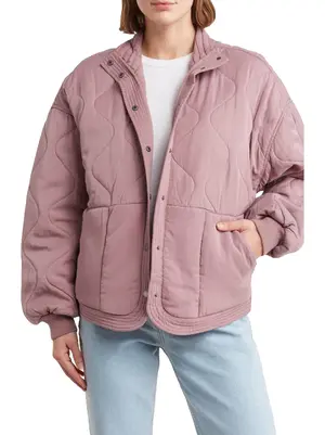 Blanknyc BLANKNYC Quilted Jacket Wisteria