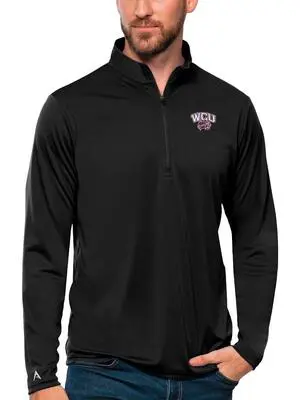 ANTIGUA Western Carolina Catamounts Tribute Quarter-zip Top - Black