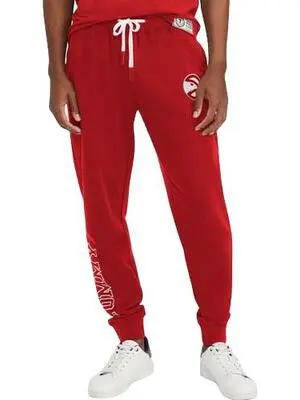 Tommy Hilfiger Atlanta Hawks Carl Bi-blend Fleece Jogger Pants - Red
