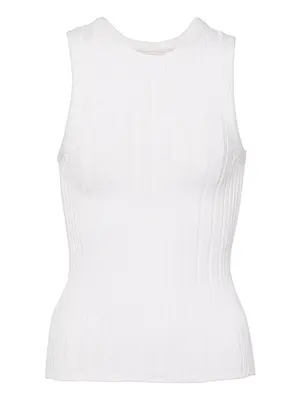 KHAITE Manu Cotton-blend Tank Top