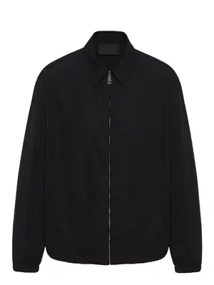 Prada Cotton Blouson Jacket - Black