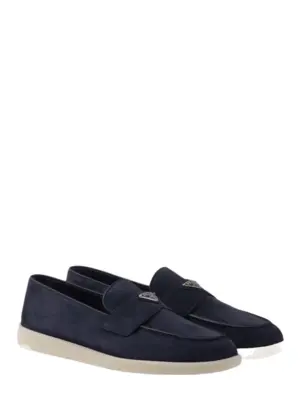 Prada-Prada Suede Loafers