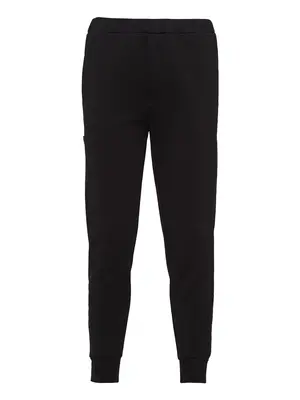 Prada Sweatpants With Re-nylon Details - Black/black