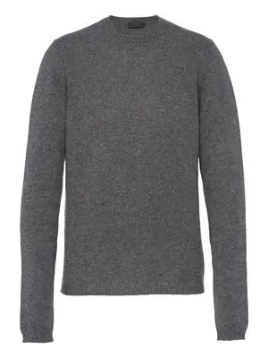 Prada Cashmere Crew-neck Sweater - Slate Gray