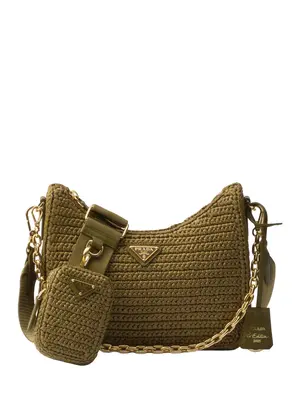 Prada Re-edition 2005 Crochet Bag - Olive Green