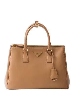 Prada Galleria Large Leather Bag - Natural