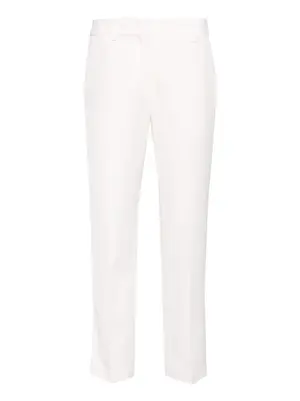 Ermanno Scervino Mid-rise Tailored Trousers - White
