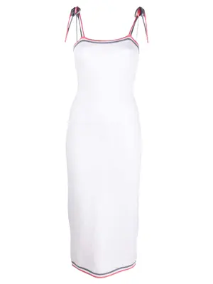 Fendi Monogram Midi Dress - White