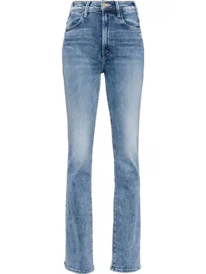 MOTHER MOTHER Hustler Sneak High-Rise Tapered Jeans
