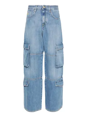 Jacob Cohen Riri Logo-embroidered Jeans - Blue