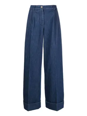 Gucci High-waist Wide-leg Jeans - Blue