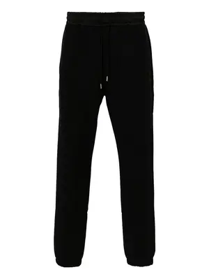 Saint Laurent Logo-embroidered Track Pants - Black