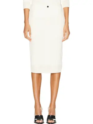 Bottega Veneta Pencil Skirt - Sea Salt