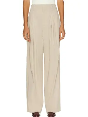 Bottega Veneta Wide Leg Pant - Rock