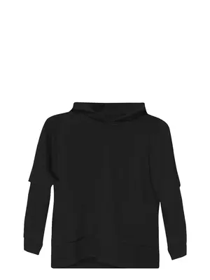 Rick Owens Hooded Sweatshirt - Black