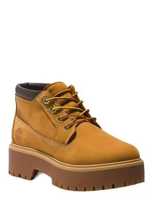 Timberland Stone Street Platform Waterproof Chukka Boots - Wheat