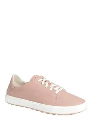 Olukai Wailea Waterproof Spikeless Golf Shoe - Soft Pink / Bright White