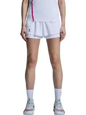 On Court 2-in-1 Tennis Shorts - White