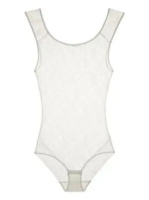 Natori Bliss Allure Lace Bodysuit - White