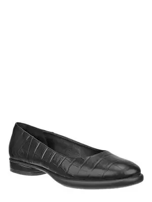 Ecco ECCO Sculpted LX Ballet Flat Black Reptilia