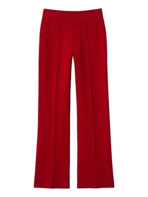 Lafayette 148 New York Crepe Knit Flared Ankle Pants - Spark