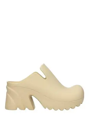 Bottega Veneta Rubber Flash Mules - Beige