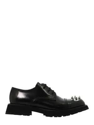 Alexander McQueen Monk Strap Lace-up Shoe - Black