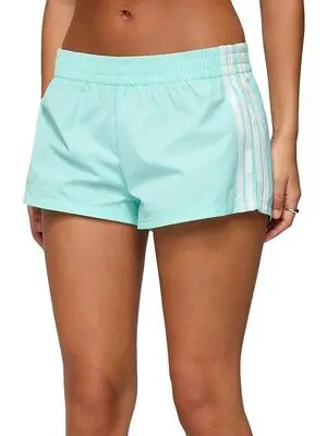 EDIKTED Nikki Nylon Shorts - Aqua