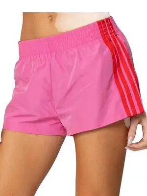 EDIKTED Nikki Nylon Shorts - Pink