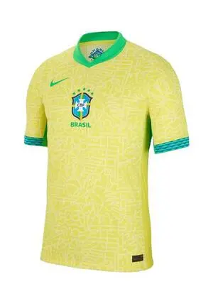 Nike Brazil 2024 Match Home Adv Authentic Jersey - Dynamic Yellow/lemon Chiffon/green Spark