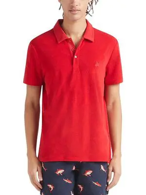 Vilebrequin Slim Fit Cotton Pique Polo Shirt - Lipstick
