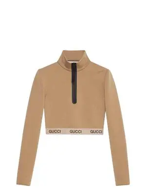 Gucci X The North Face Cropped Top - Camel
