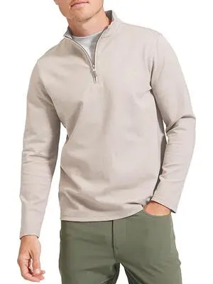 Mizzen+main Proflex Quarter-zip - Sand Heather