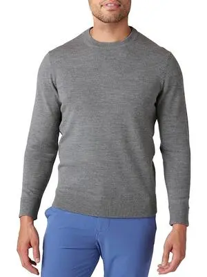 Mizzen+main Preston Crewneck Sweater - Nickel Heather