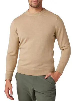 Mizzen+main Preston Crewneck Sweater - Sand Heather