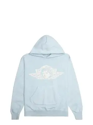 SAINT MICHAEL Angel Graphic Hoodie - Blue