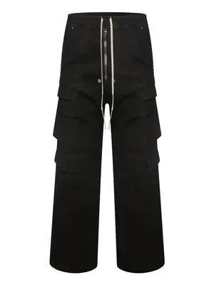 Rick Owens Double Cargo Jumbo Belas Pants - Black