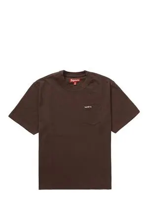 Supreme Short Sleeve Pocket Tee Shirt (fw23) Brown