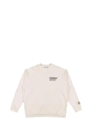 HIDDEN NY Classic Crewneck Sweatshirt - Natural