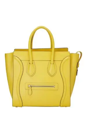 CELINE Celine Luggage Mini Tote Smooth Calfskin