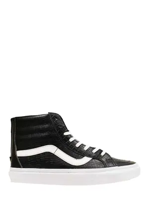 VANS Sk8-hi Zip Ca 'croc Leather - Black