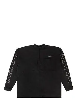 Off-White Mock Neck T-shirt - Black