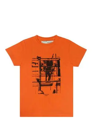 Off-White Industrial Print T-shirt - Orange